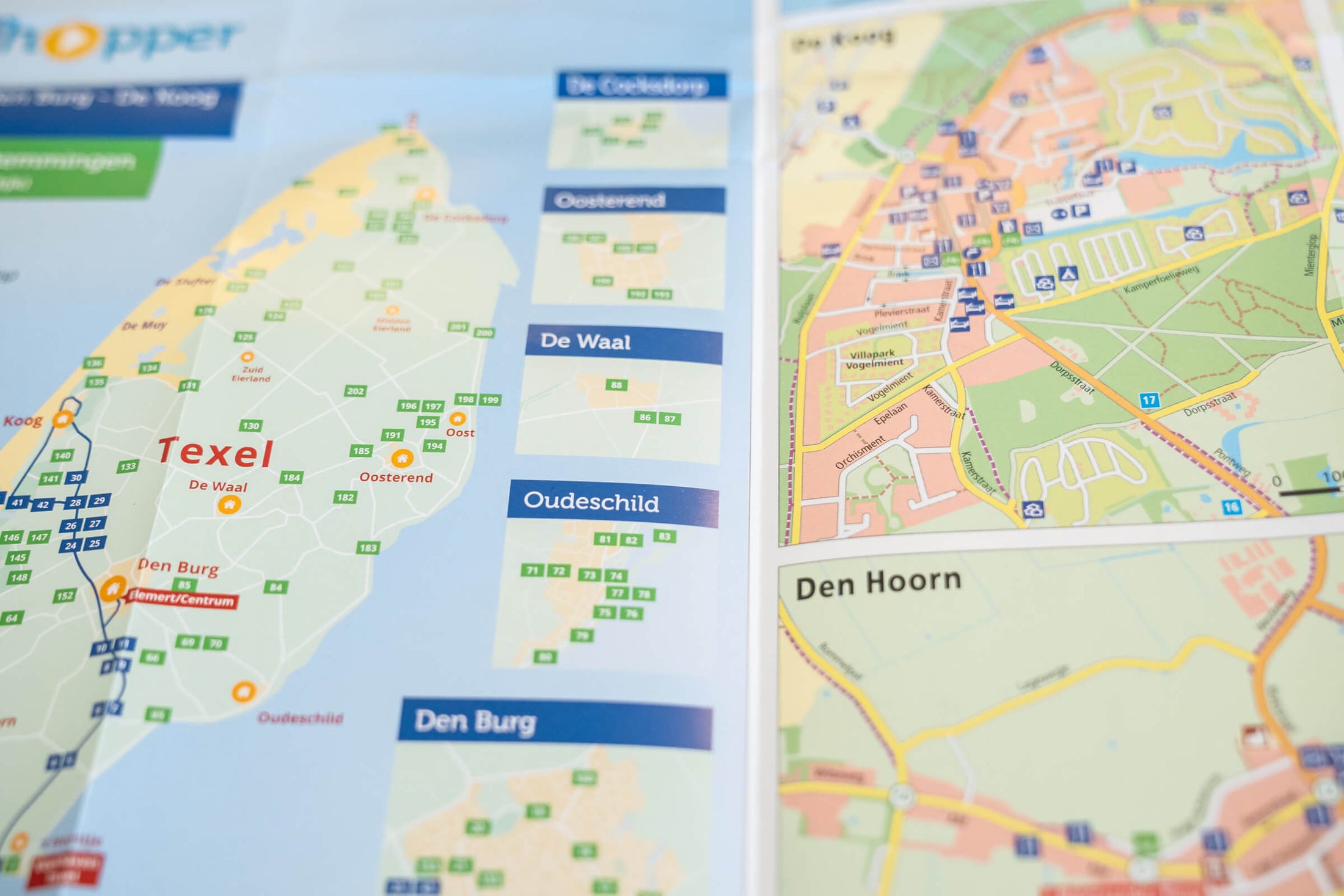Kaart van Texel – Texelshop