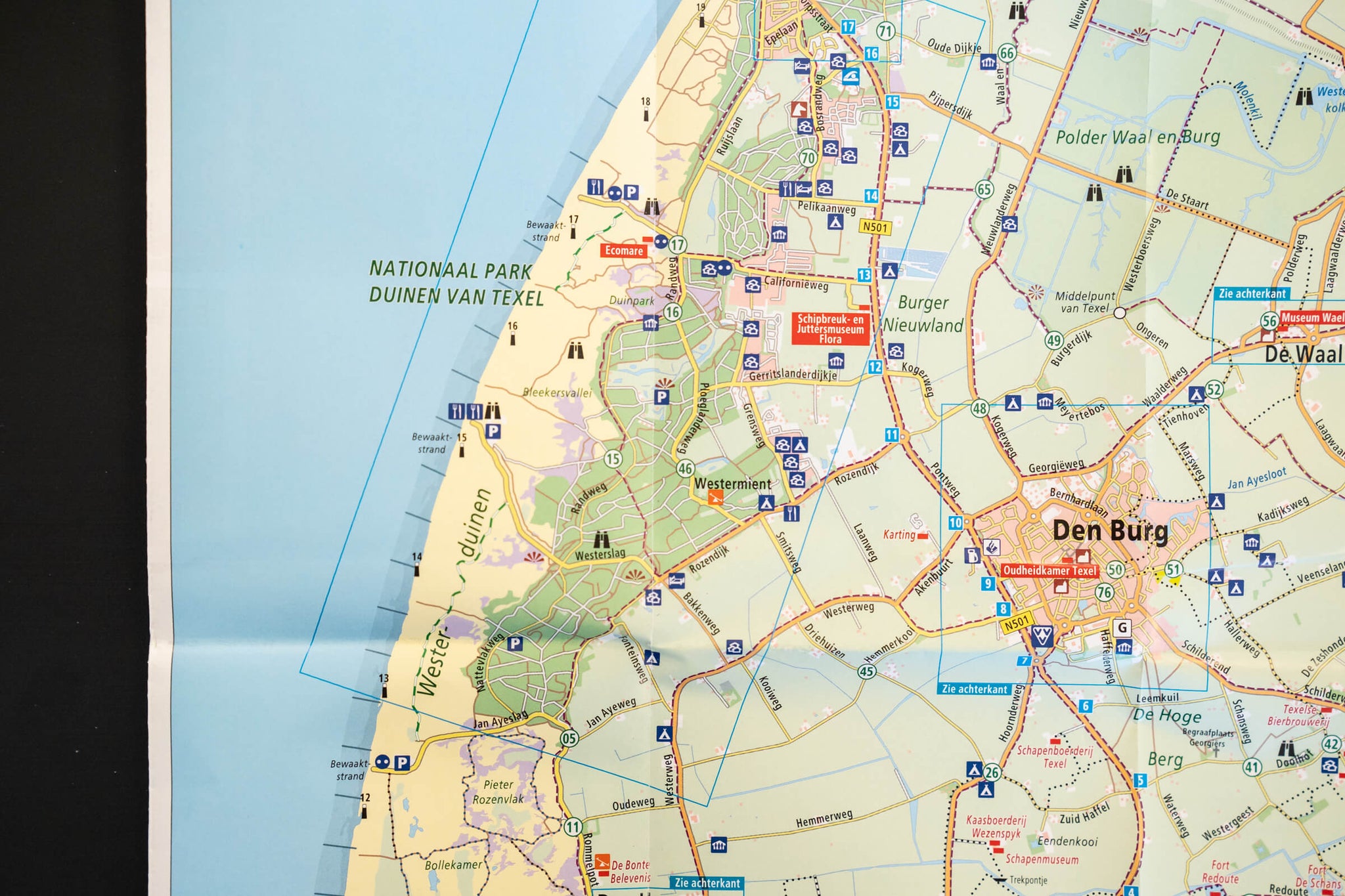 Kaart van Texel – Texelshop